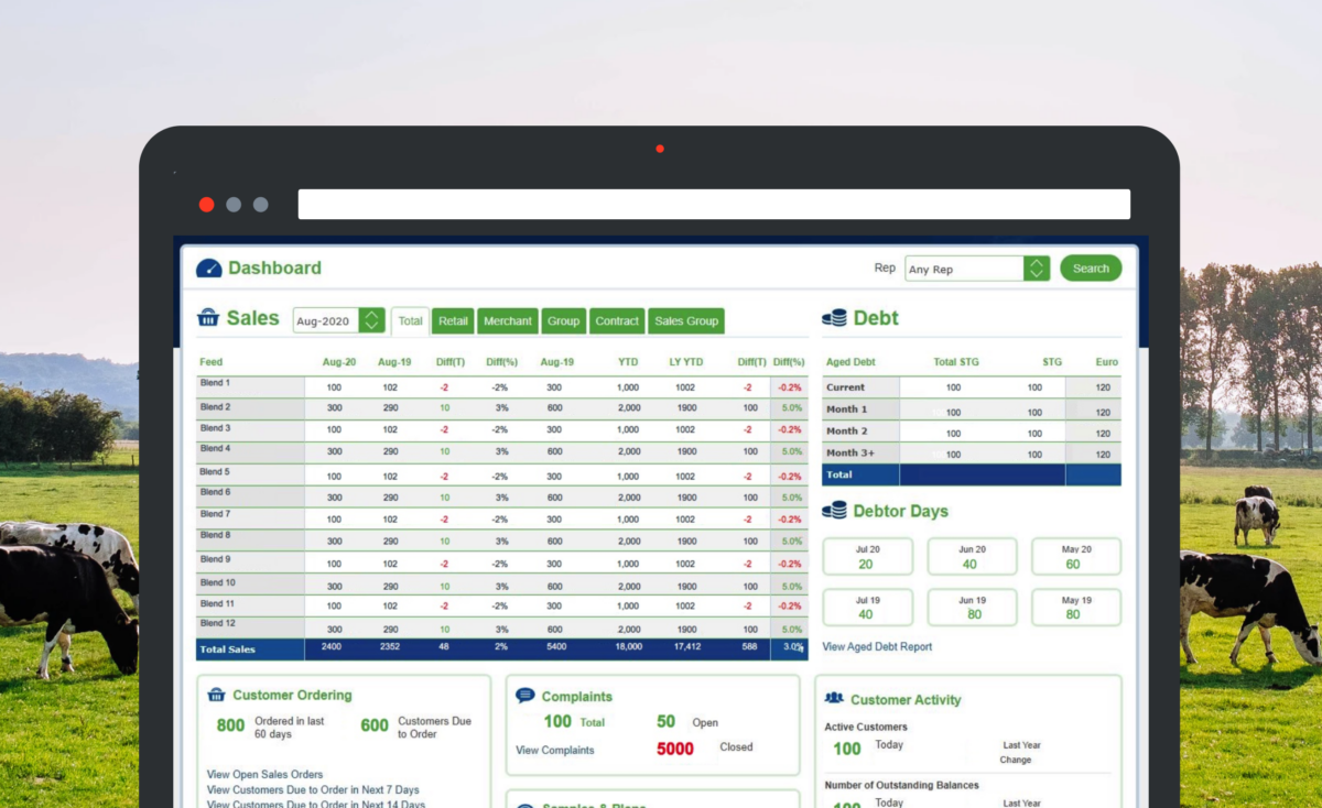 Fane Valley Sales Rep Portal | Case Study | GCD